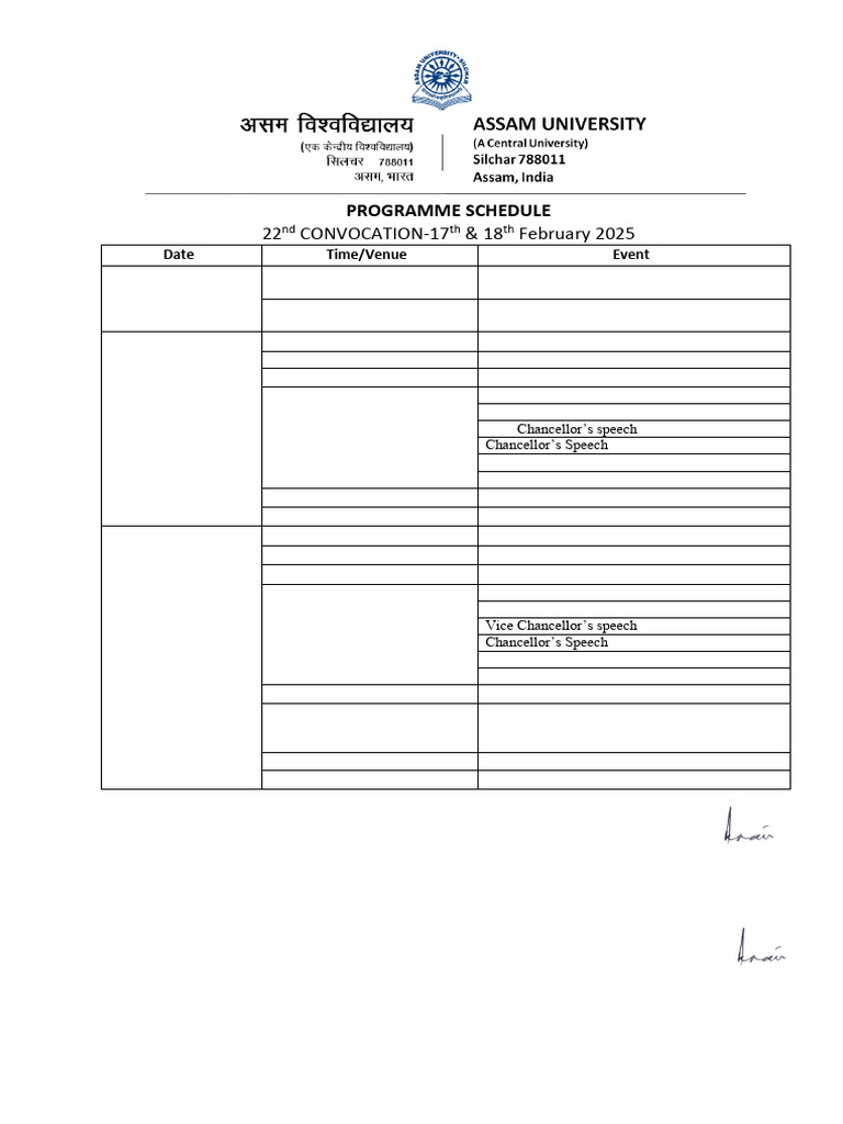 Convocation Programme Notice | PDF | Eating Behaviors Of Humans | Meal