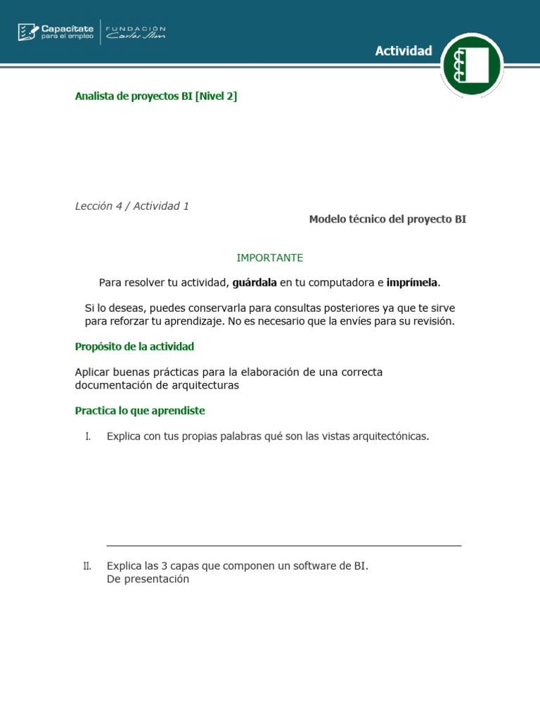 Modelo Tecnico de Proyecto de Bi | PDF | Datos | Servidor (Computación)