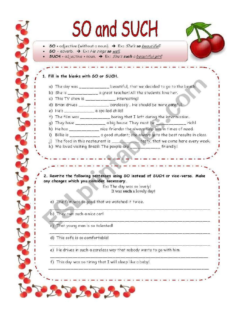 So Such | PDF