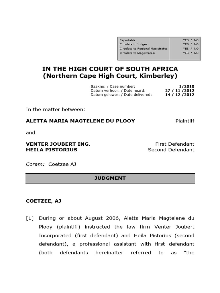 Judgment On Letter of Demand | PDF | Damages | Negligence