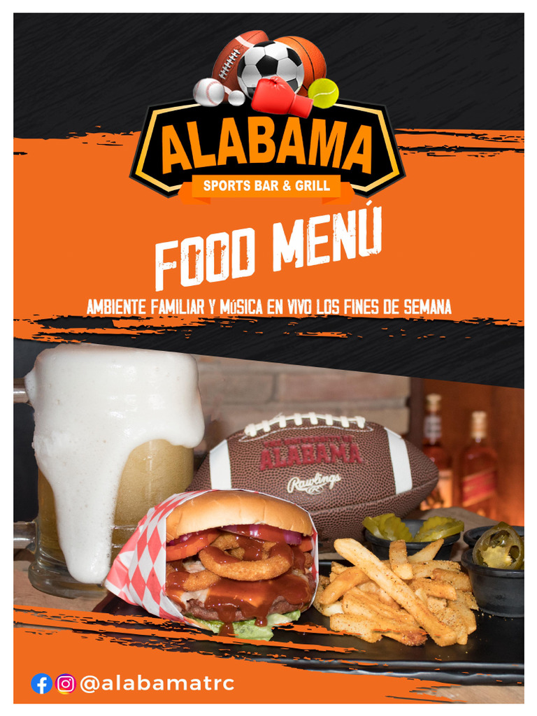 Menú Alabama | PDF