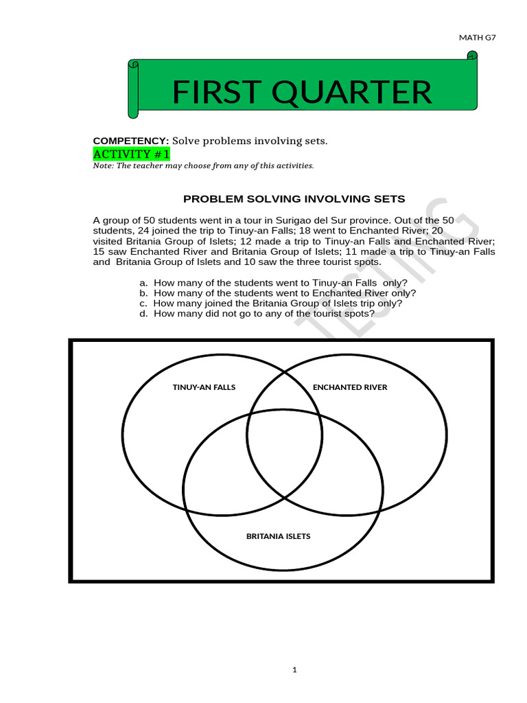 Math - Grade 7 - LM. Contextualized and Localized Activities For Math ...