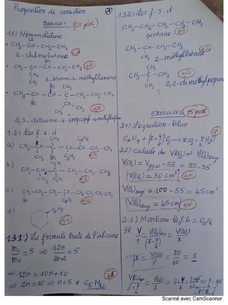 1s2 SP Corrige1 Sem1 2025 | PDF