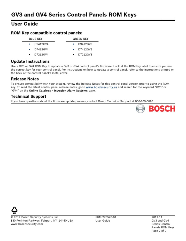 GV3 GV4 ROM Key Operation Manual enUS 4671668619 | PDF