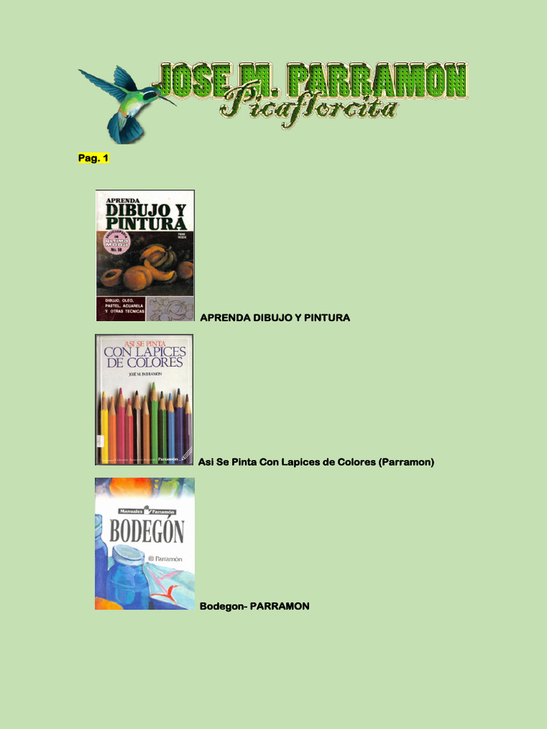 Técnicas de Dibujo y Pintura Parramon | PDF