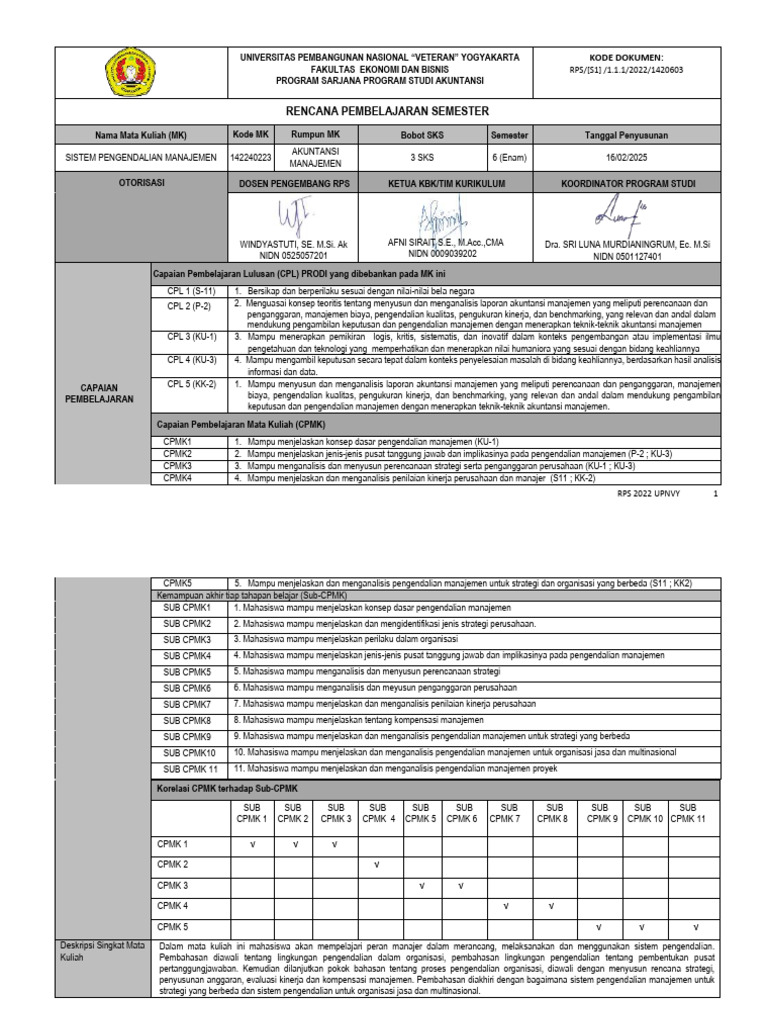 RPS OBE SPM_Review | PDF