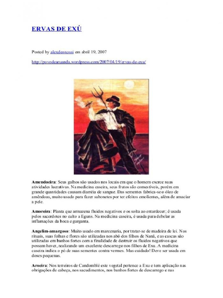 Ervas de Exu | PDF