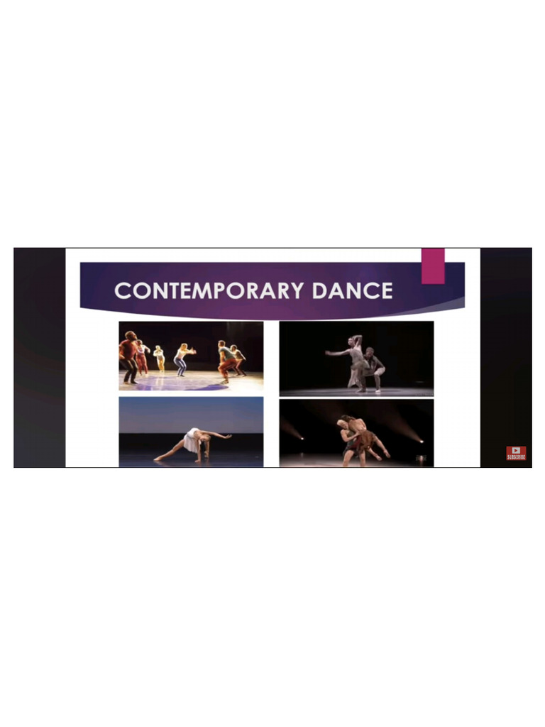 Contemporary Dance | PDF