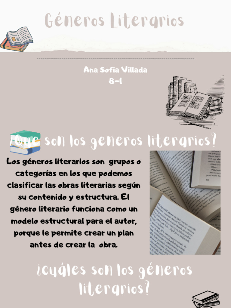 Texto de Los Generos Literarios | PDF | Narración | Autor