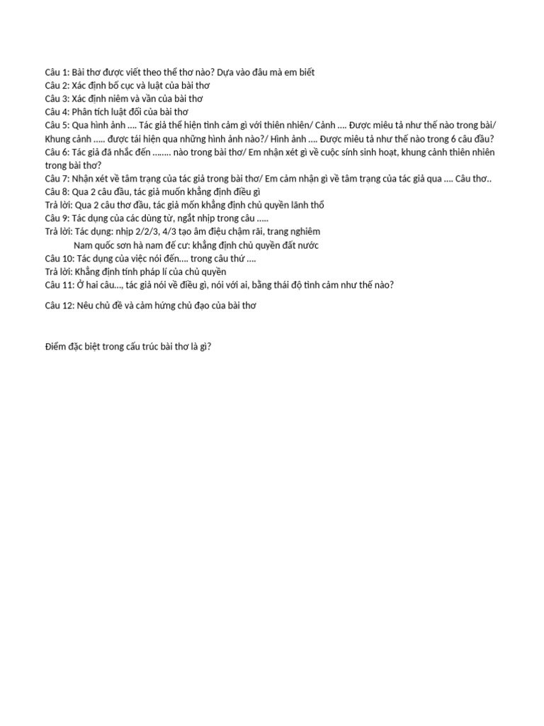 Ôn tập ngữ văn gk2 | PDF