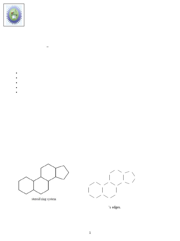 BCH 201 Steroids As Lipids | PDF | Bile | Cholesterol