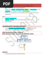 Cbse Class 12 Biology Notes Chapter 1 | PDF | Seed | Pollen