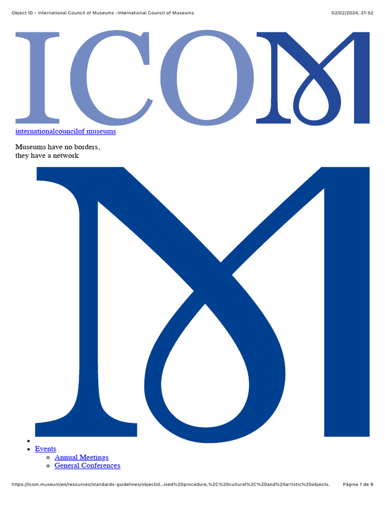 Object ID - International Council of Museums - International Council of ...