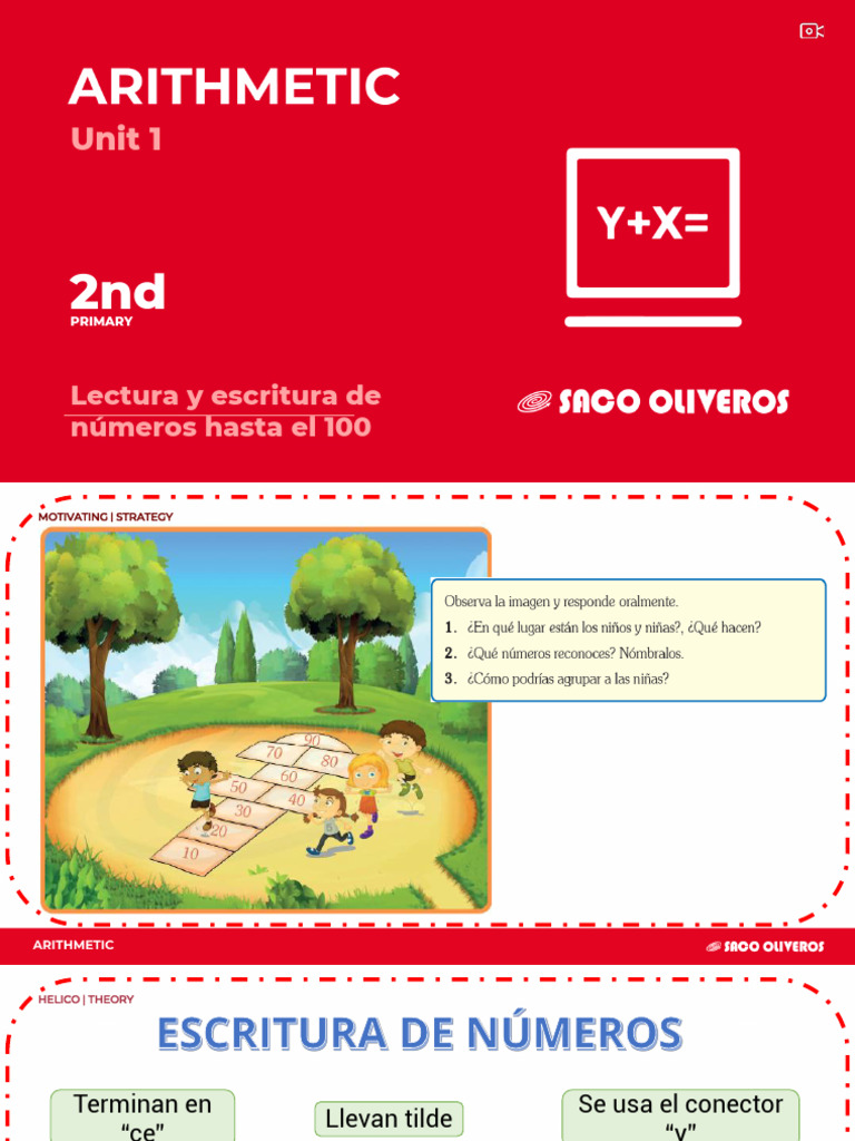 Escritura de Números hasta 100 | PDF