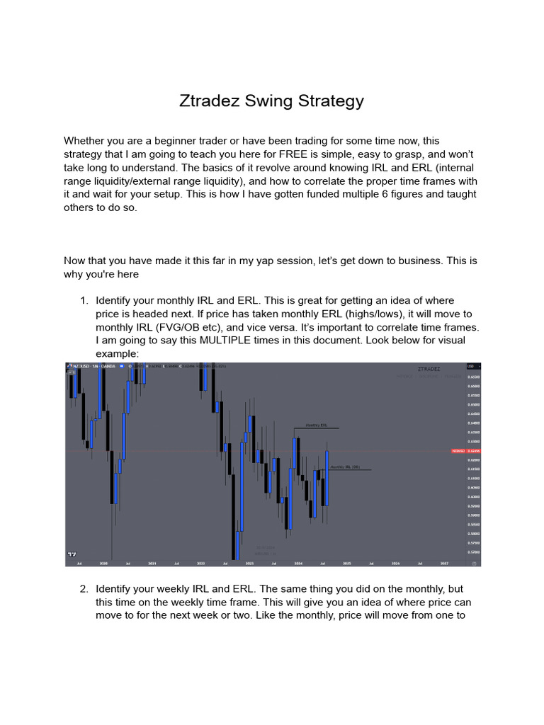 Ztradez Swing Strategy PDF | PDF