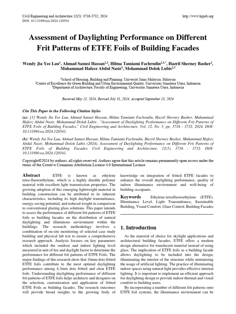 Assessment of Daylighting Performance On | PDF | Lighting