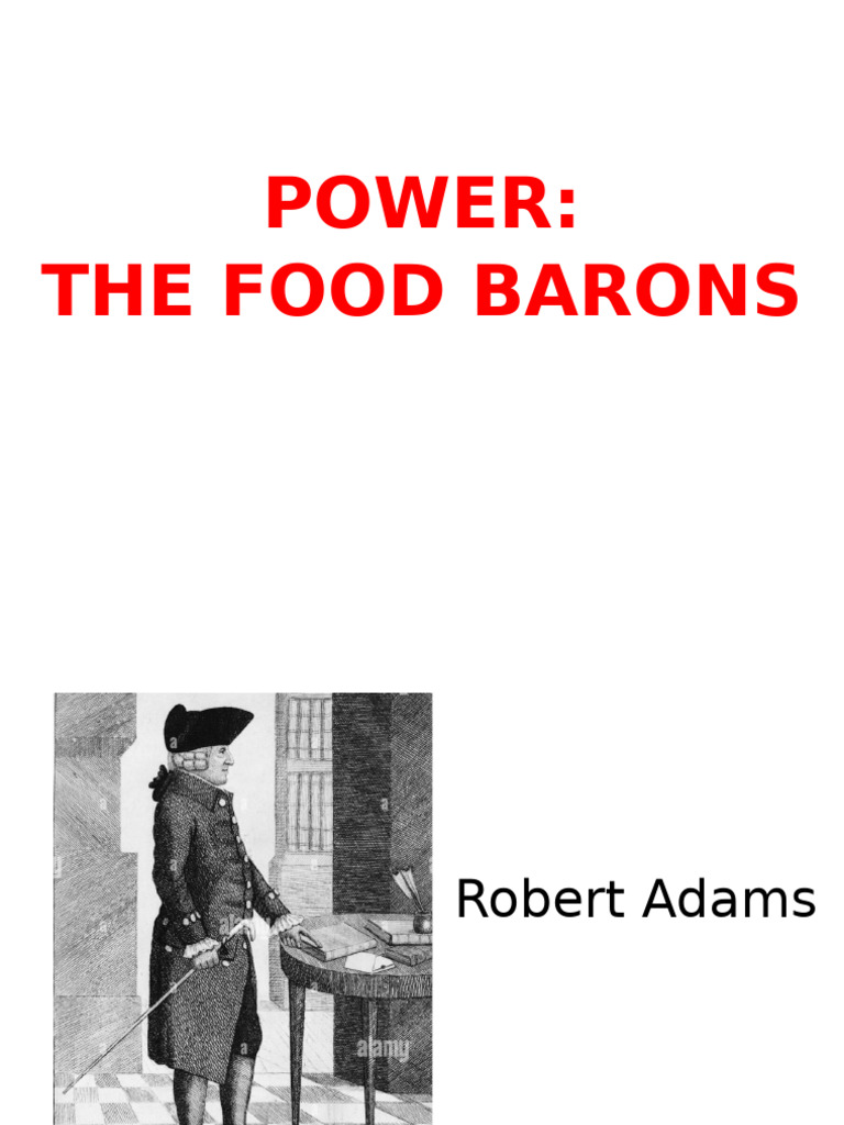 The Food Barons | PDF