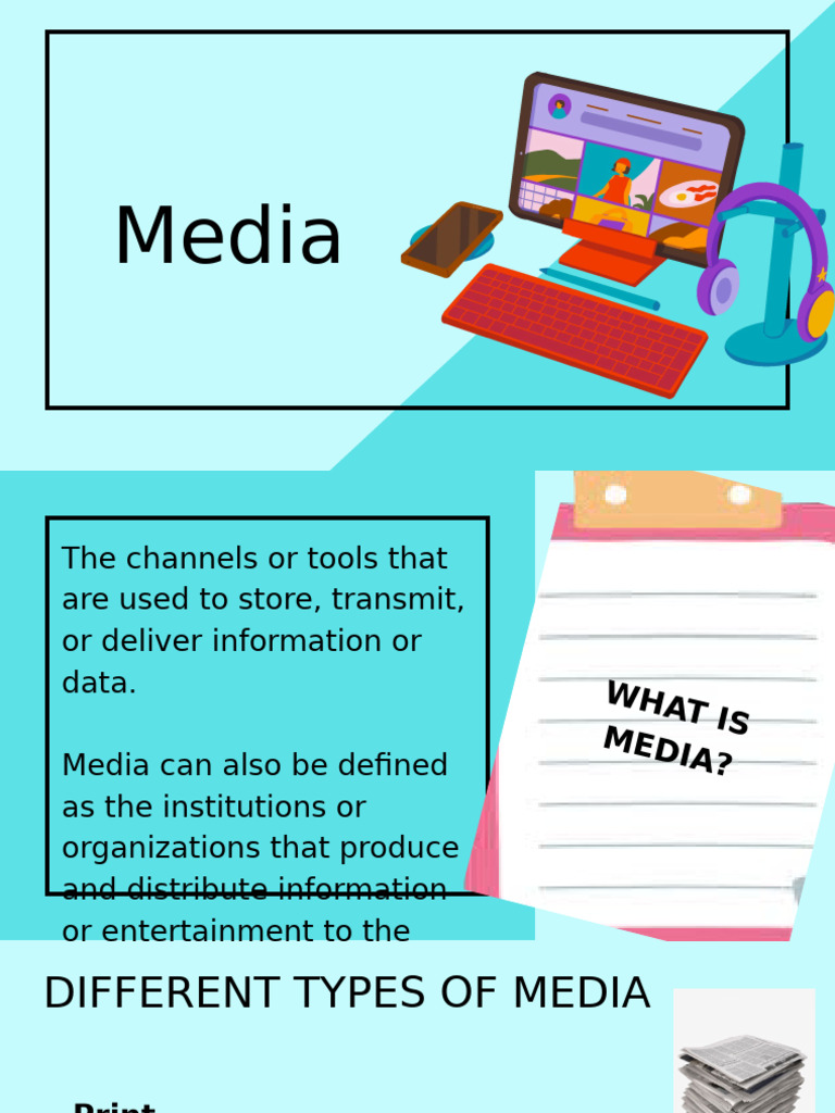Media Literacy Education Presentation in Colorful Illustrative Style | PDF