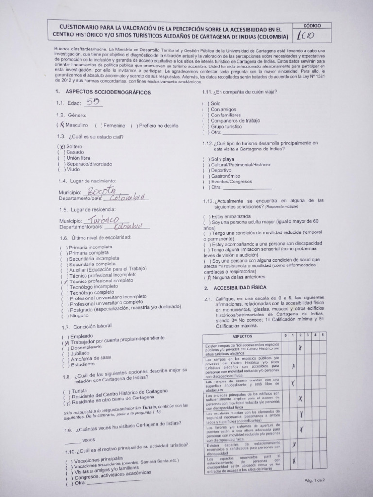 Cuestionarios Liam Castro | PDF