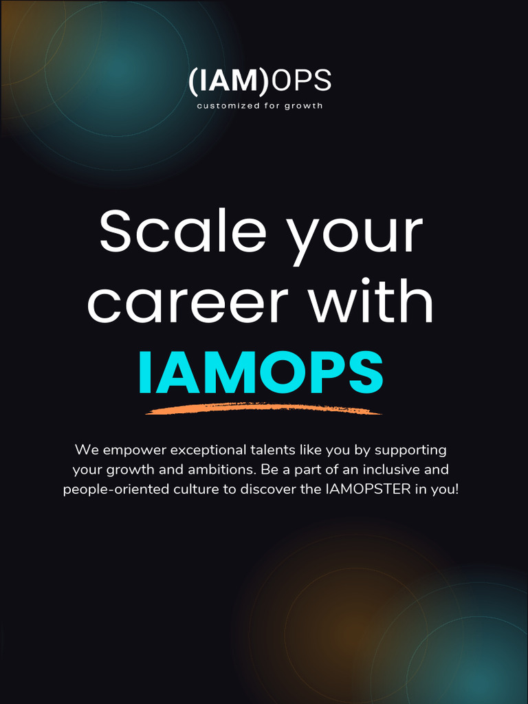 DevOps Engineer - Job Description - IAMOPS | PDF | Software Engineering | Information Technology