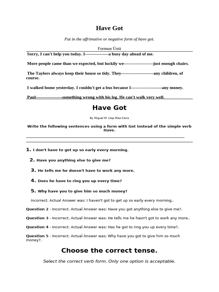 Elementary Grammar Exercises - 2 | PDF | Question | Grammar