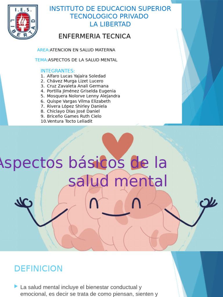 Aspectos Basicos de Salud Mental | PDF