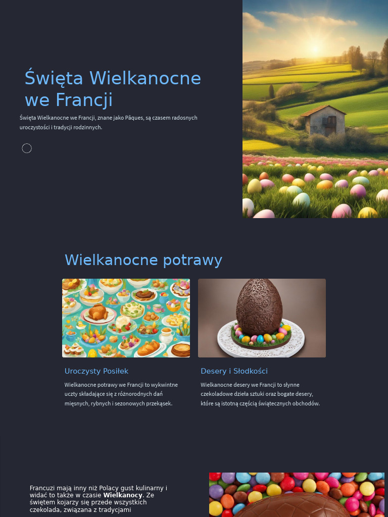 Swieta Wielkanocne We Francji 2 | PDF