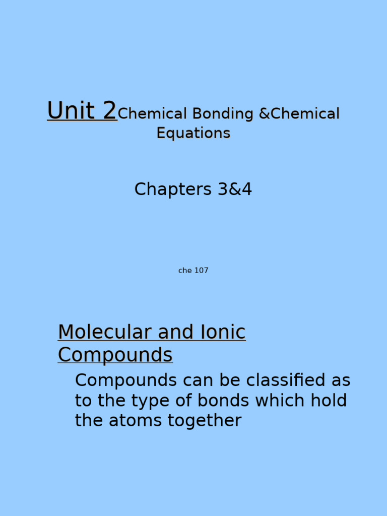 Chemical Bonding and Formulas Guide | PDF | Chemical Compounds | Ion