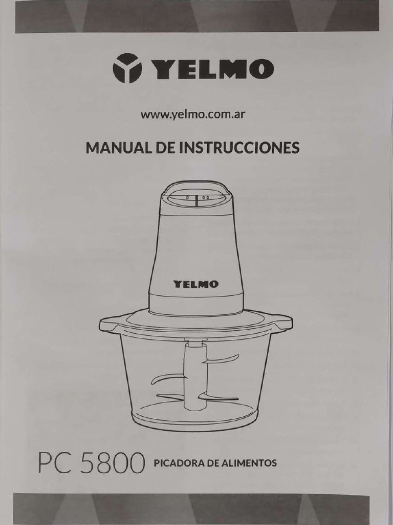 Manual Yelmo PC 5800 | PDF