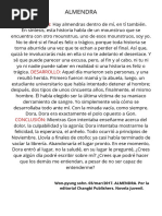 Almendra: Novela Coreana de Emociones | PDF