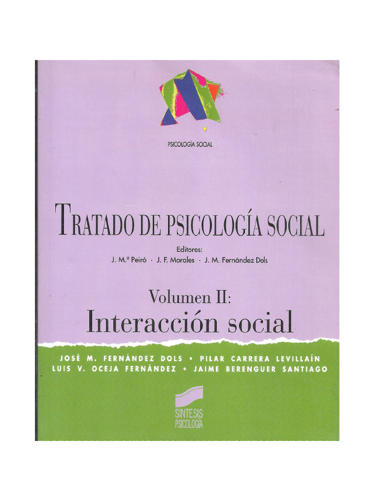 Tratado de Psicolog - A Social | PDF