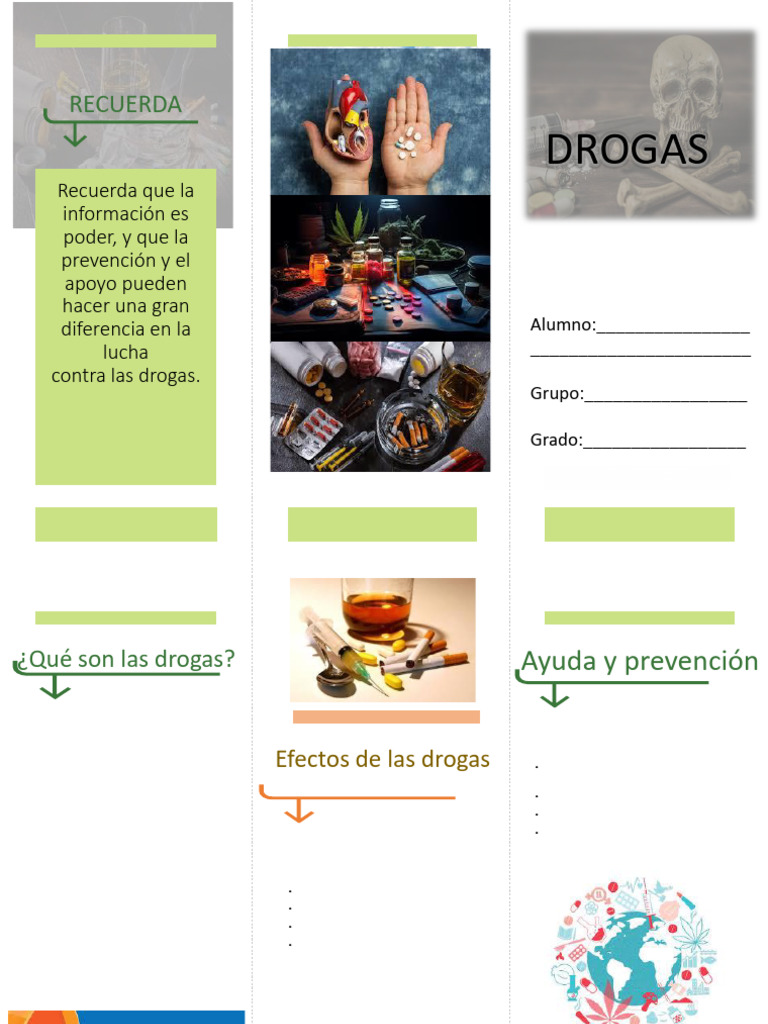 triptico de las drogas | PDF