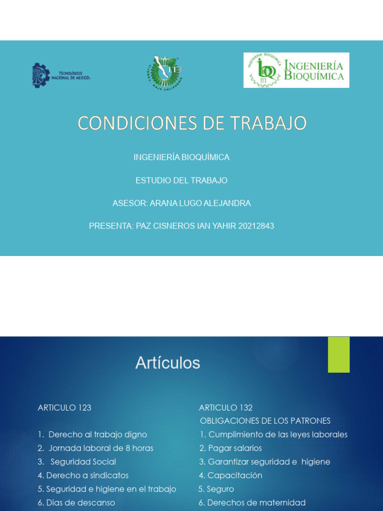 Condiciones de Trabajo | PDF | Radiación | Sonido