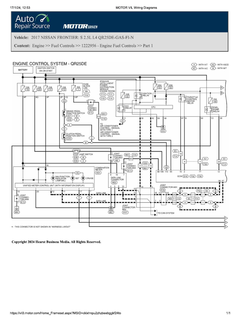 Nissan 2017 Frontier NP 300 Engine Fuel Control-1 | PDF