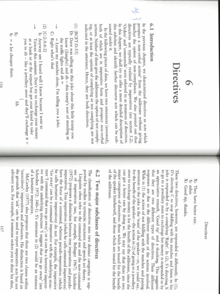 Responses To Directives | PDF