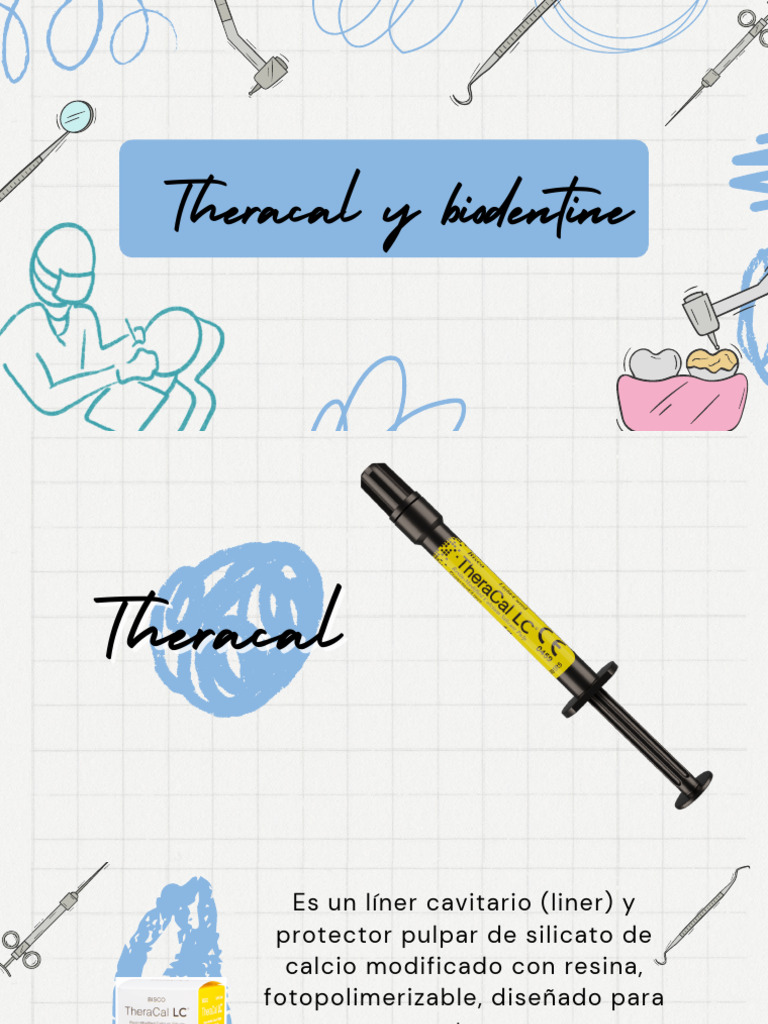 Thercal, Biodentine 2B | PDF | Calcio | Silicato