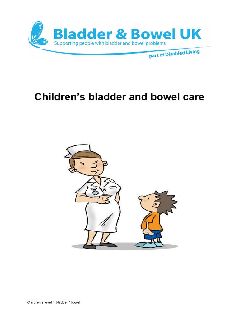 Children's Bladder and Bowel Care Guide | PDF | Urinary Incontinence ...