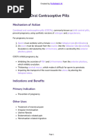 OSCE Checklist Combined Oral Contraceptive Pill COCP Counselling | PDF ...