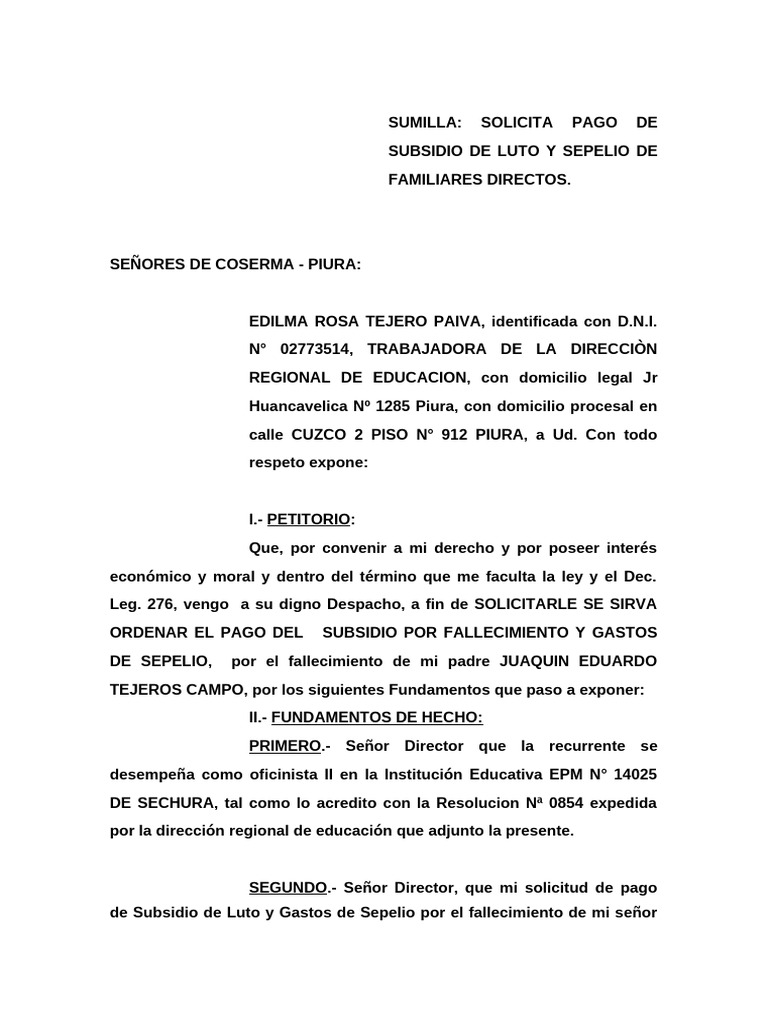 Subsidio Edilma Rosa | PDF | Caso de ley | Justicia