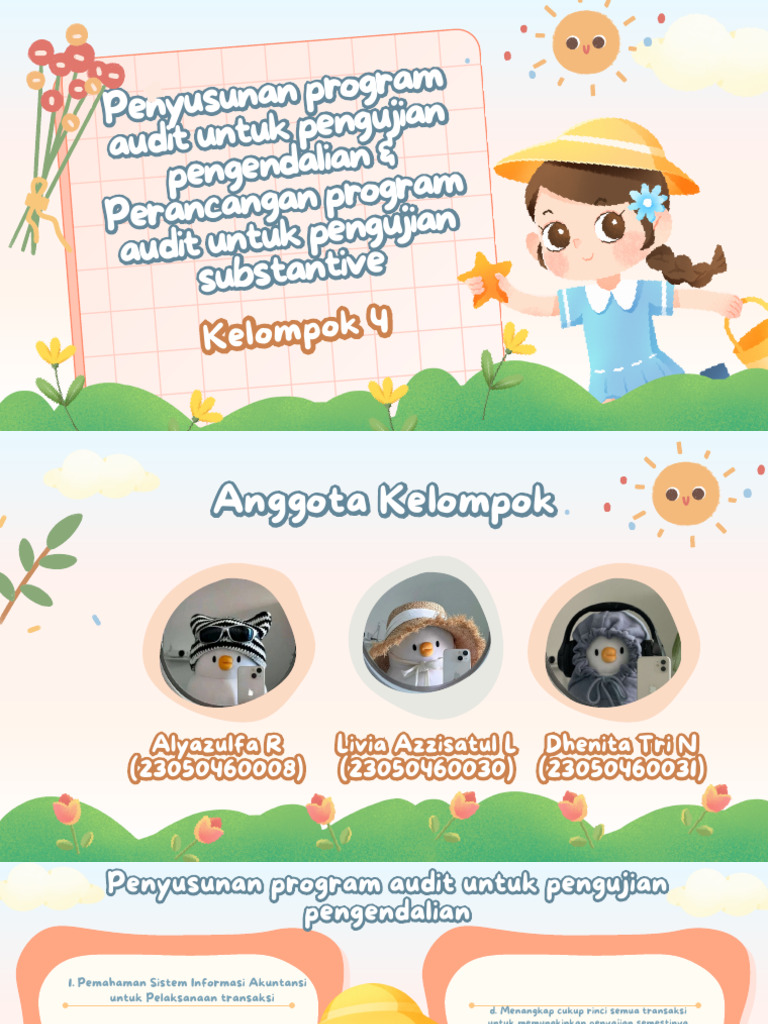 Penyusunan Program Audit Untuk Pengujian Pengendalian & Perancangan Program Audit Untuk ...