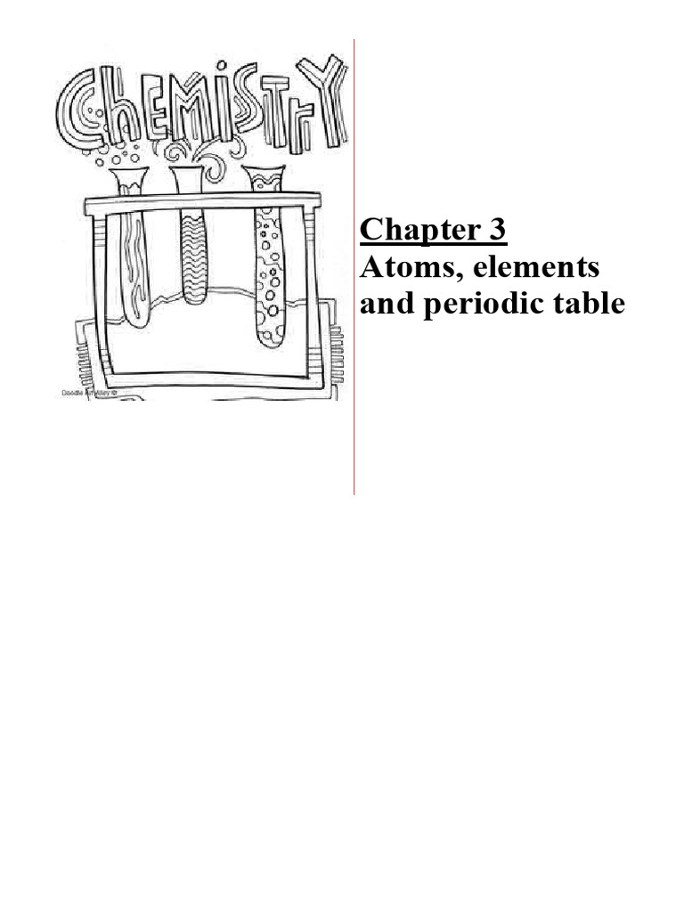 Chapter 3 - Atomic Structure and Periodic Table - EDX. | PDF | Atoms | Proton