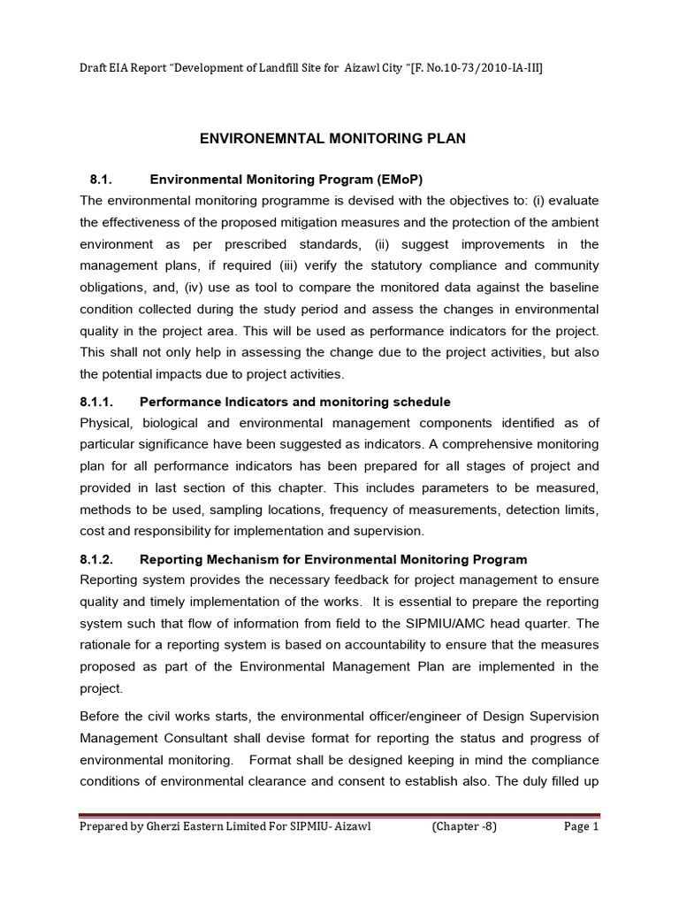 Pages 236 Chapter 8 | PDF | Environmental Monitoring | Environmental Impact Assessment