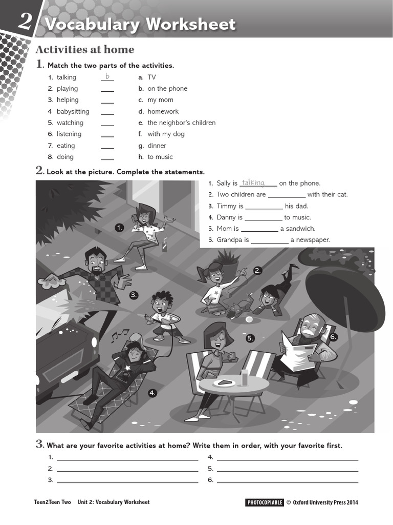 T2T Two U2 Vocabularyworksheet | PDF