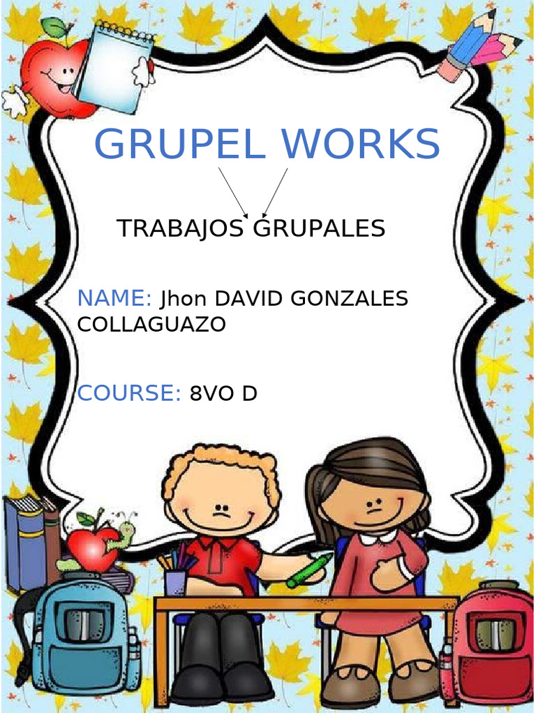 Carátulas de Inglés 8vo D | PDF