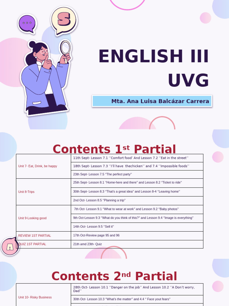 ENGLISH III | PDF | Verb | Semantic Units