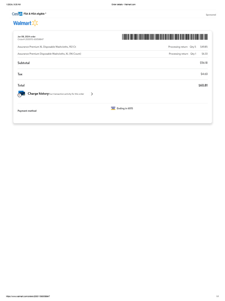 Order Return! | PDF