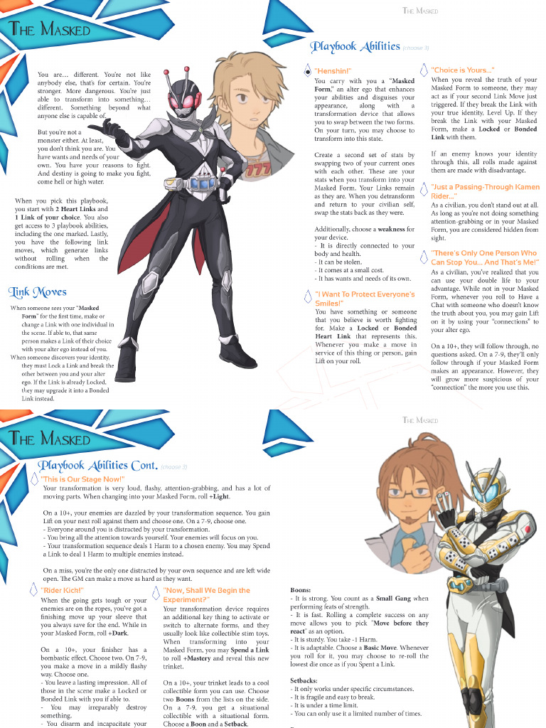 The Masked Playbook | PDF