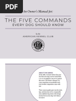 AKC Novice Trick Dog Checklist | PDF | American Kennel Club | Dogs