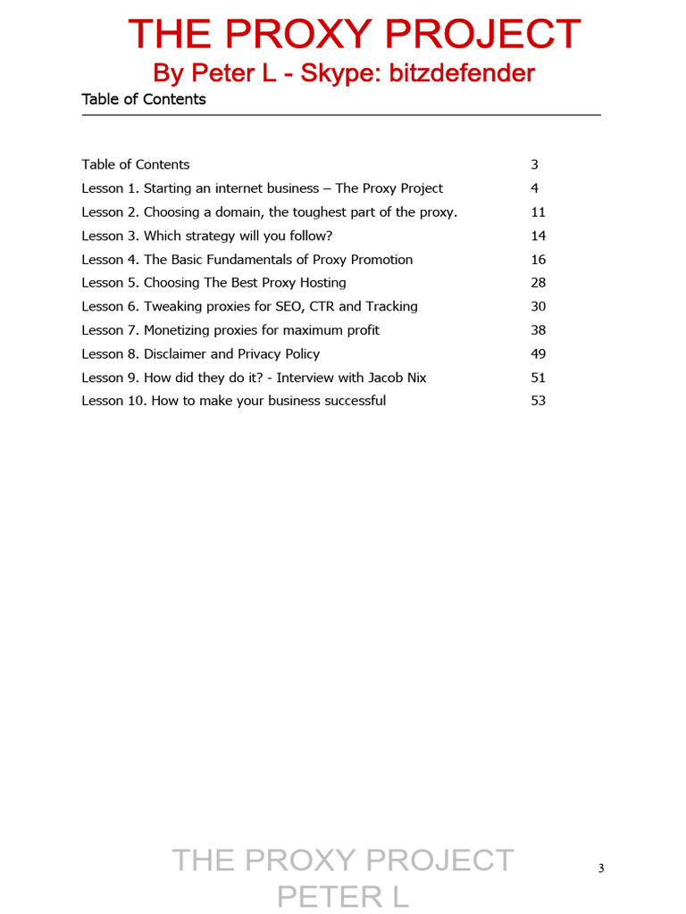 Starting Your Proxy Business Guide | PDF | Search Engine Optimization ...