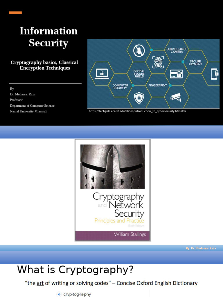 3 Cryptography Classical encryption | PDF | Cryptography | Cryptanalysis